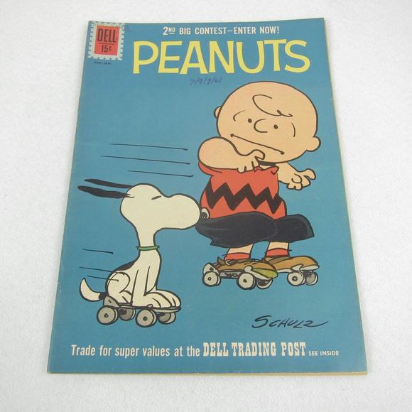 Other | Peanuts 11 Comic Book Charlie Brown Snoopy Schulz Dell Comics ...